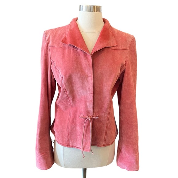 MaxMara | Jackets & Coats | Rare Vintage Pink Suede Leather Jacket I ...